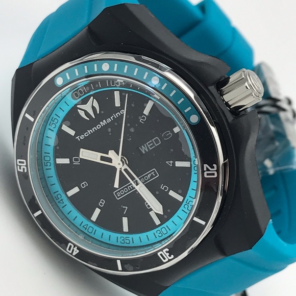 Technomarine | Accessories | Technomarine Cruise Blue Bezel Watch ...